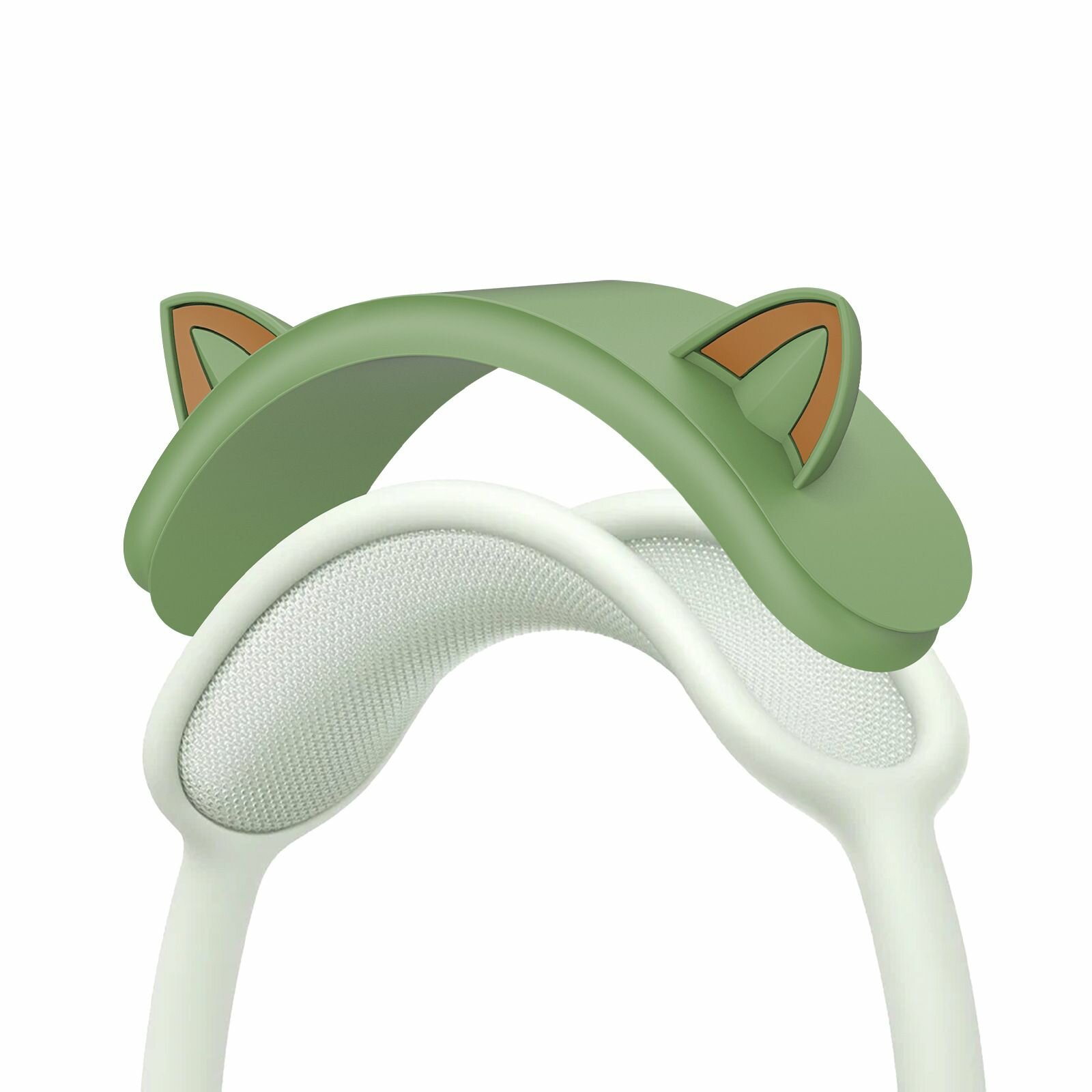 Накладные кошачьи ушки на наушники Airpods Max, Зеленый