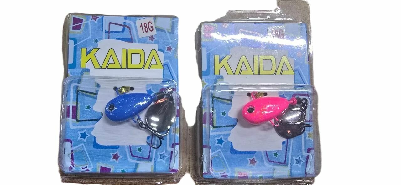 Набор из 2шт Тейл-спиннеров KAIDA для спиннинговой ловли 18гр