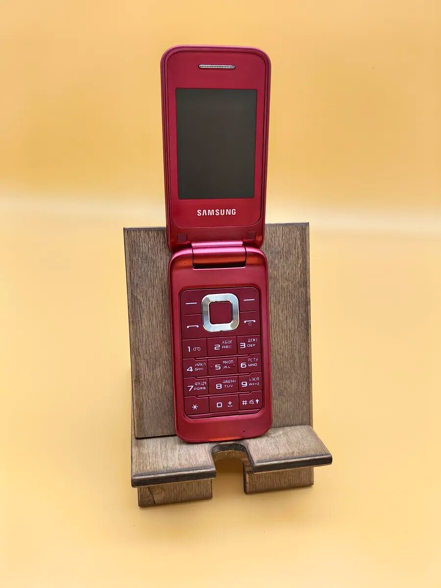 Мобильный кнопочный телефон раскладушка Samsung GT-C3520