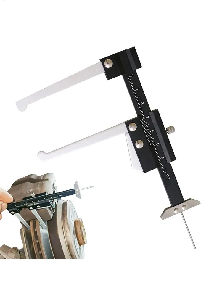 Толщиномер тормозного ротора, Микрометр ротора дискового тормоза , Глубиномер