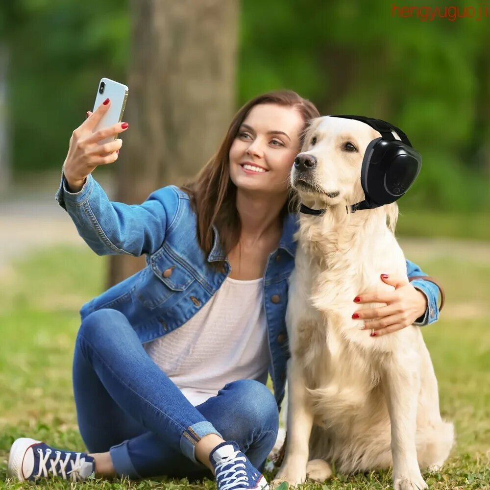 Используемые для защиты слуха собак, собачьи наушники NRR на 29 дБ используются для защиты от шума