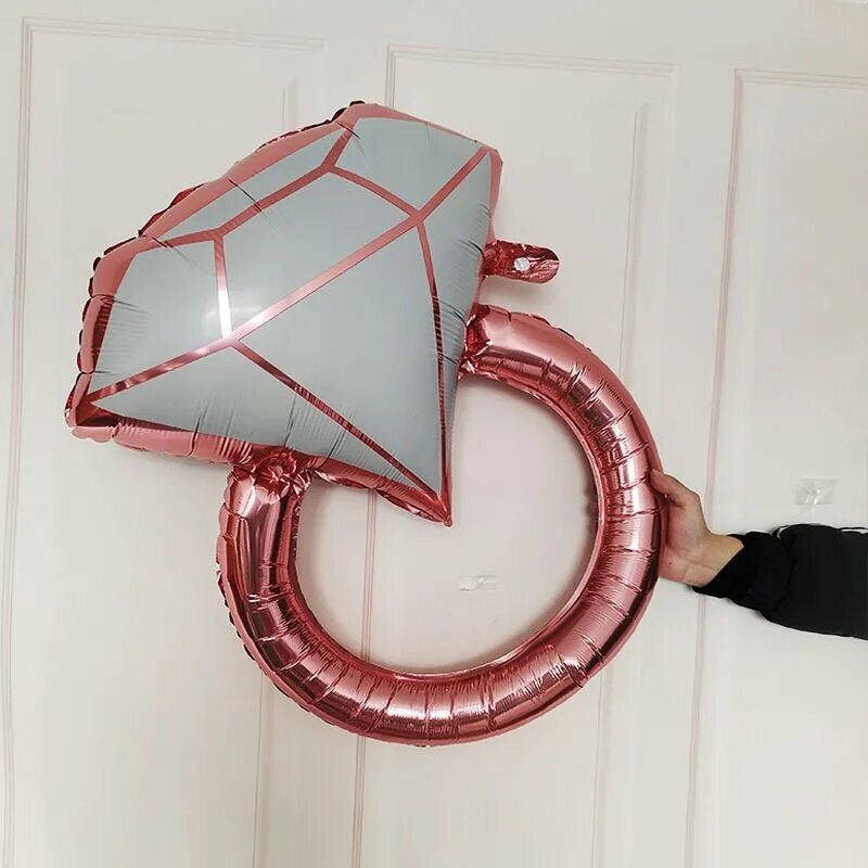 Кольцо с шаром бриллиантом 84 см, 1 шт/подарок