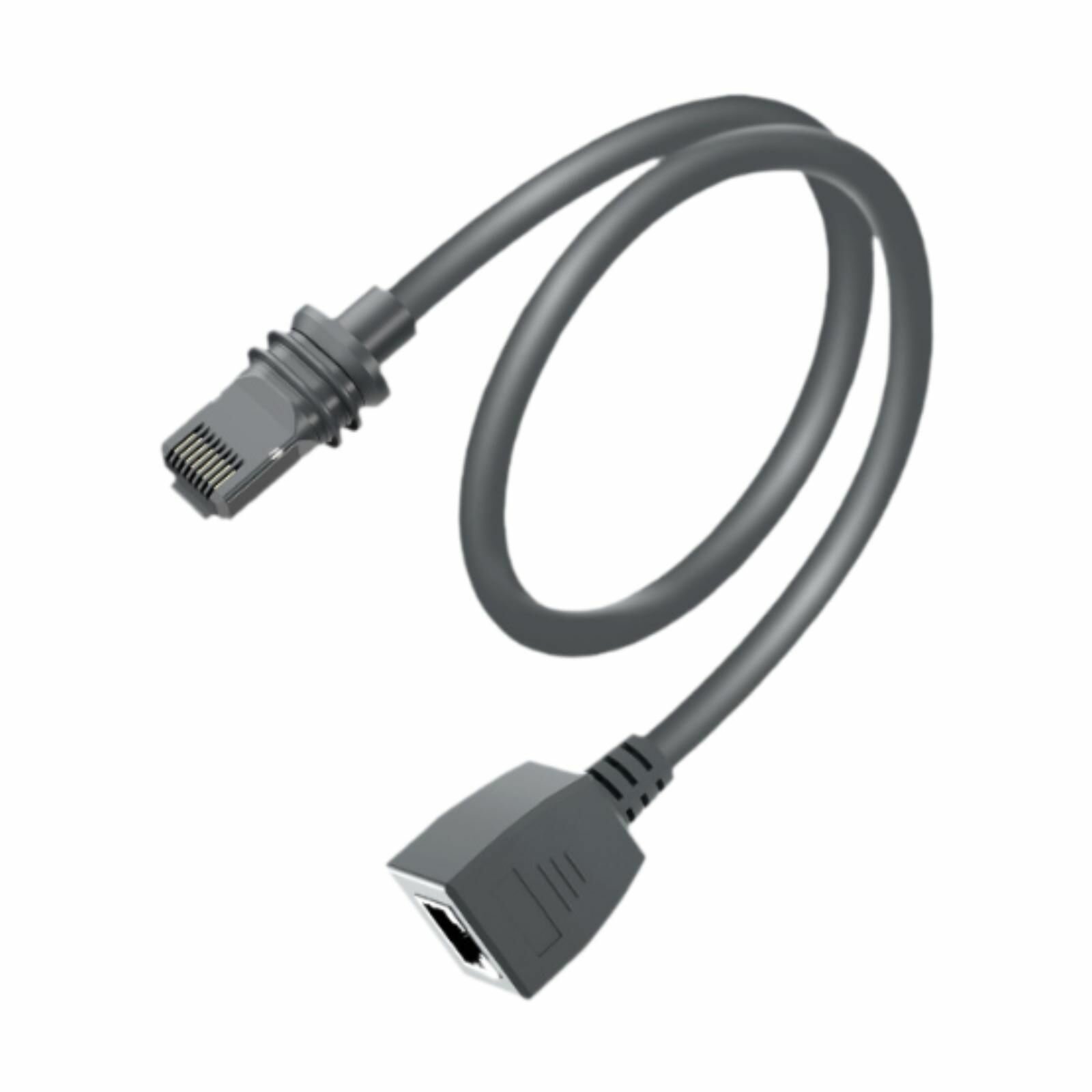 Кабель для интернет-соединения RJ-45/RJ-45, 0.02 м, серый