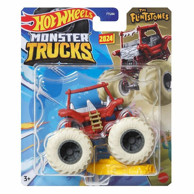 Машинка Hot Wheels Monster Trucks 1:64 the Flintstones 2024 HTM29