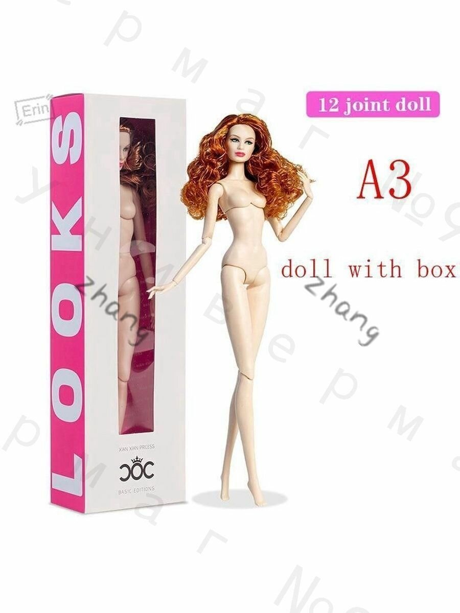 Мода 12 дюймов Супермодель 1/6 BJD Кукла5