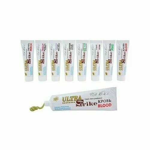 Гель-аттрактант ULTRA STRIKE за 2шт "Кровь" 100мл