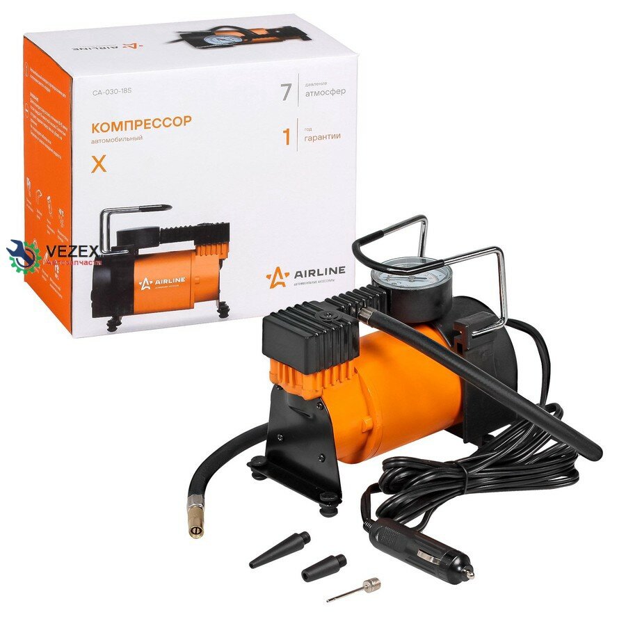 AIRLINE CA03018S Компрессор X (TORNADO AC580) (30л/мин, 7 АТМ) (серия STANDARD) X