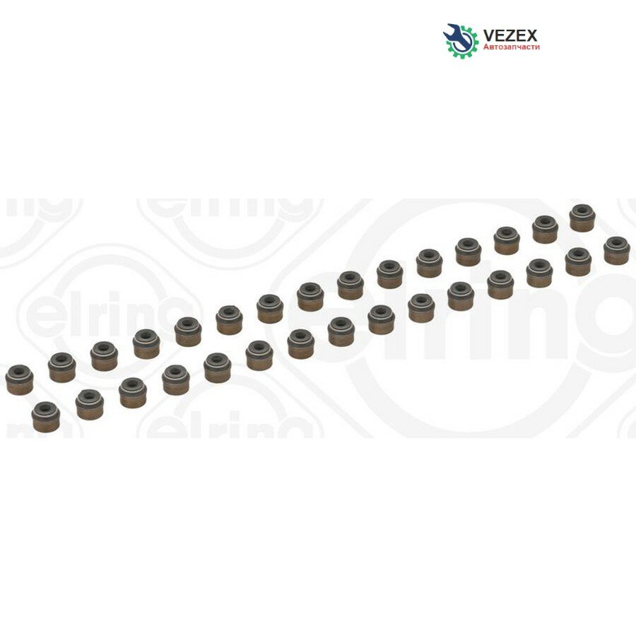 ELRING 057070 Комплект сальников клапанов Audi/VW 2.4/2.7T/2.8 95> 5x8,5x9,5(30)