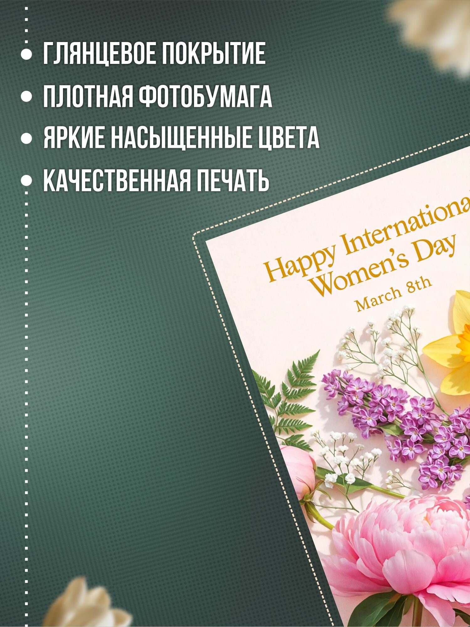 Плакат 8 марта — фото 1