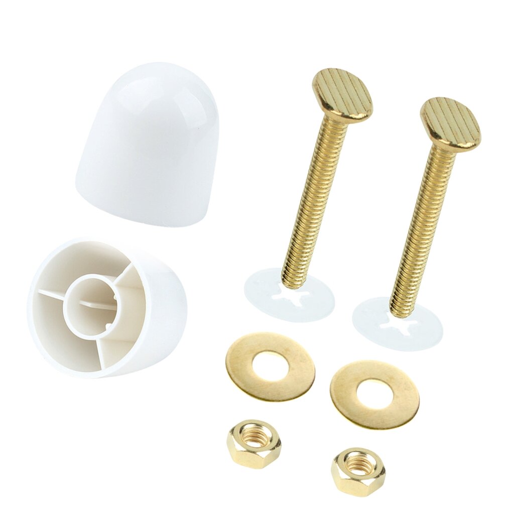 Винты для крепления фланца унитаза аксессуары для ванной комнаты-белый