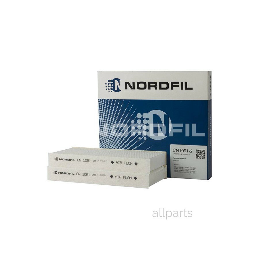 NORDFIL CN1091-2 Фильтр салона (комплект 2 шт.) Honda Civic 01- CR-V -05