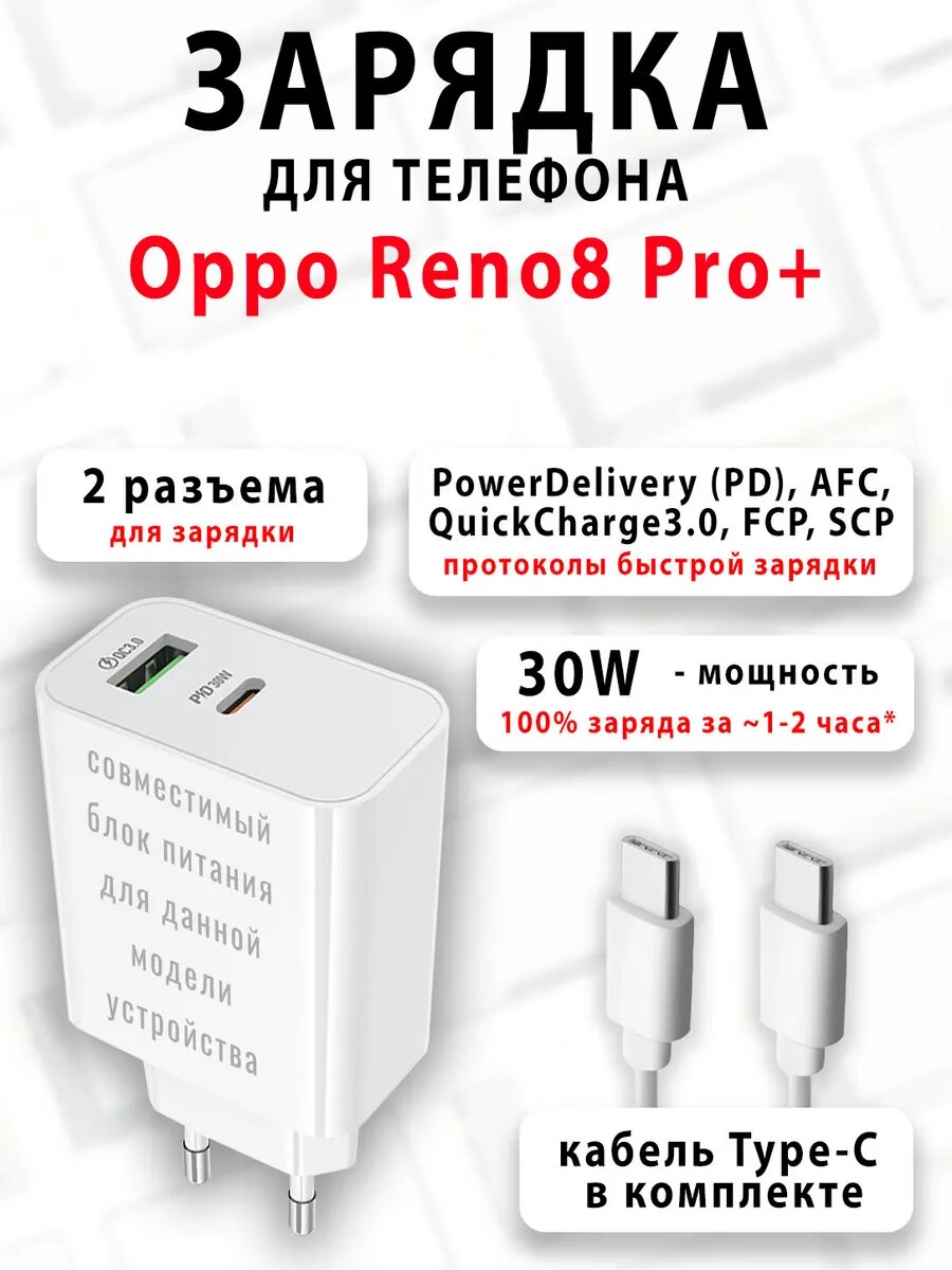 Зарядное устройство для телефона Oppo Reno8 Pro+