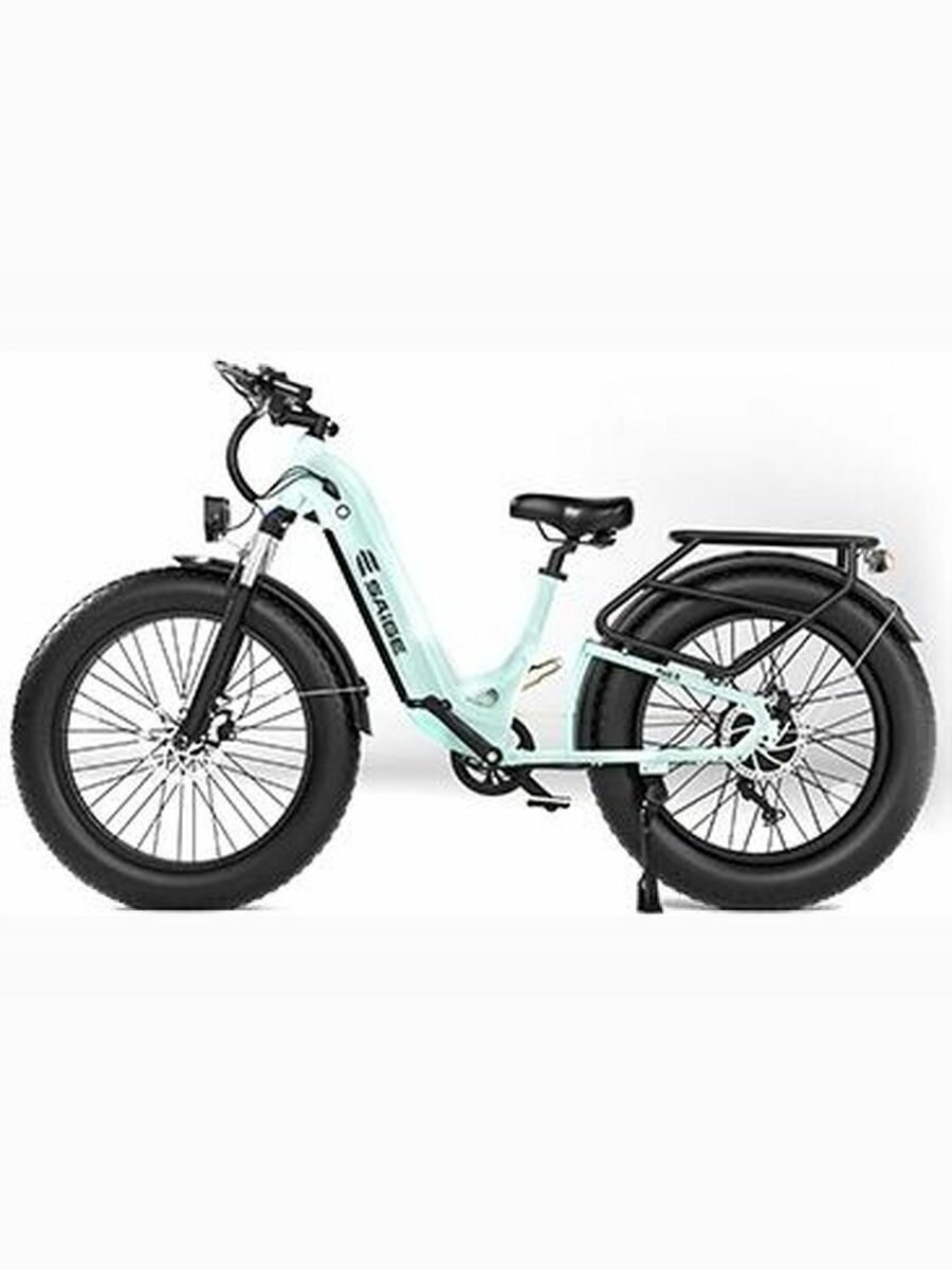 Электровелосипед Saige Rail 6 (48V/20Ah) - Бирюзовый, цельная рама