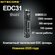 Nitecore EDC31 - Компактный тактический фонарь-прожектор, 3500 люмен, 380 метров...