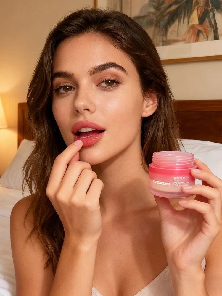 22 г восстанавливающий бальзам-маска для губ , Бальзам для губ