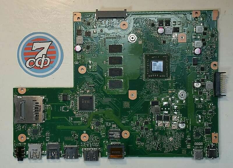 Материнская плата ноутбука Asus X540YA E1-6010 2 Gb