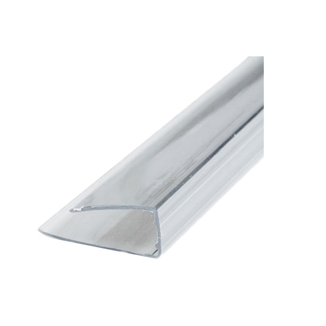 Профиль UP торцевой прозрачный для поликарбоната 4 мм (2,1м)
