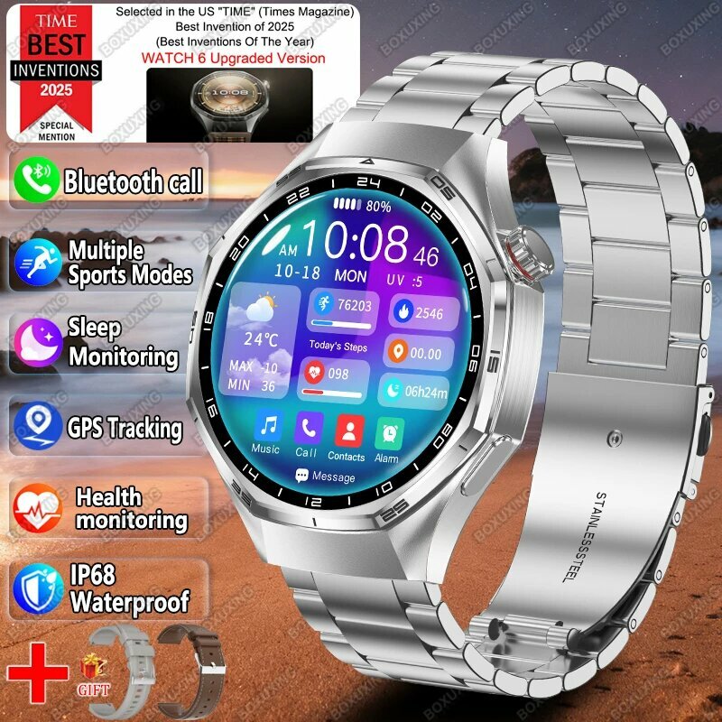 Smart Watch 6 Pro Silver Steel для мужчин