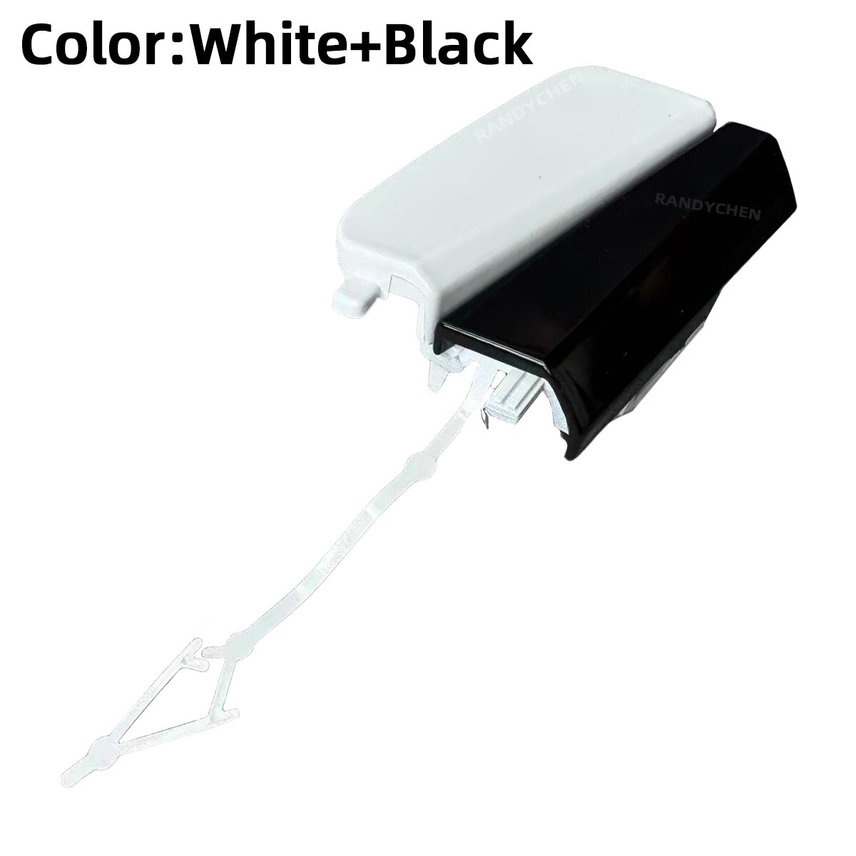 1x передний правый бампер с левым рулем, решетка фаркопа, крышка для VW Tiguan 2 AD X 2022-2025 5NN807155