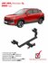 Фаркоп Уникар, для JAC JS4 2022+ и Москвич 3 2023+, съемный шар, до 1,2 т, черны...