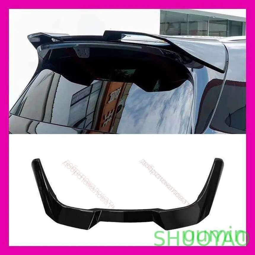 Спойлер для автомобиля черный, 1 шт. ABS пластик. Подходит для большинства моделей