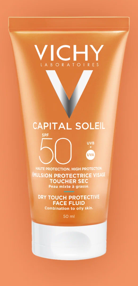 Солнцезащитная эмульсия VICHY Capital Ideal Soleil SPF 50+ для всех типов, 50мл