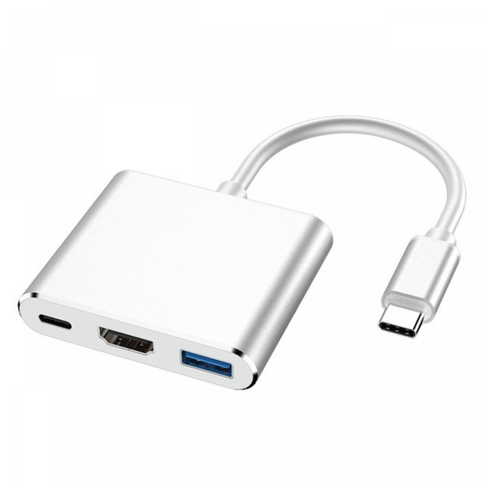 Адаптер-переходник MyPads TP-145566 USB Type-C с HDMI, USB 3.0 и USB Type-C портами