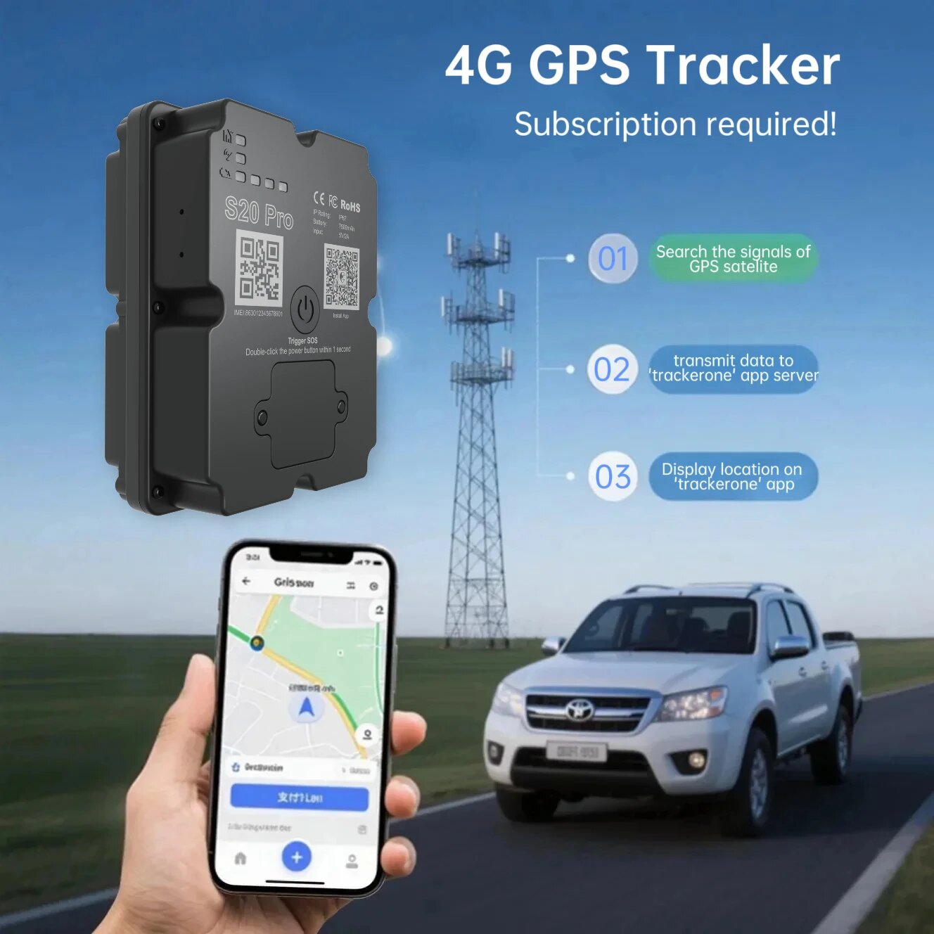 Оптовый скрытый 4G GPS-трекер, устройство слежения в реальном времени с точностью 5 м для автомобиля/грузовика/мотоцикла с оповещением о платежном приложению и гео-заборкой
