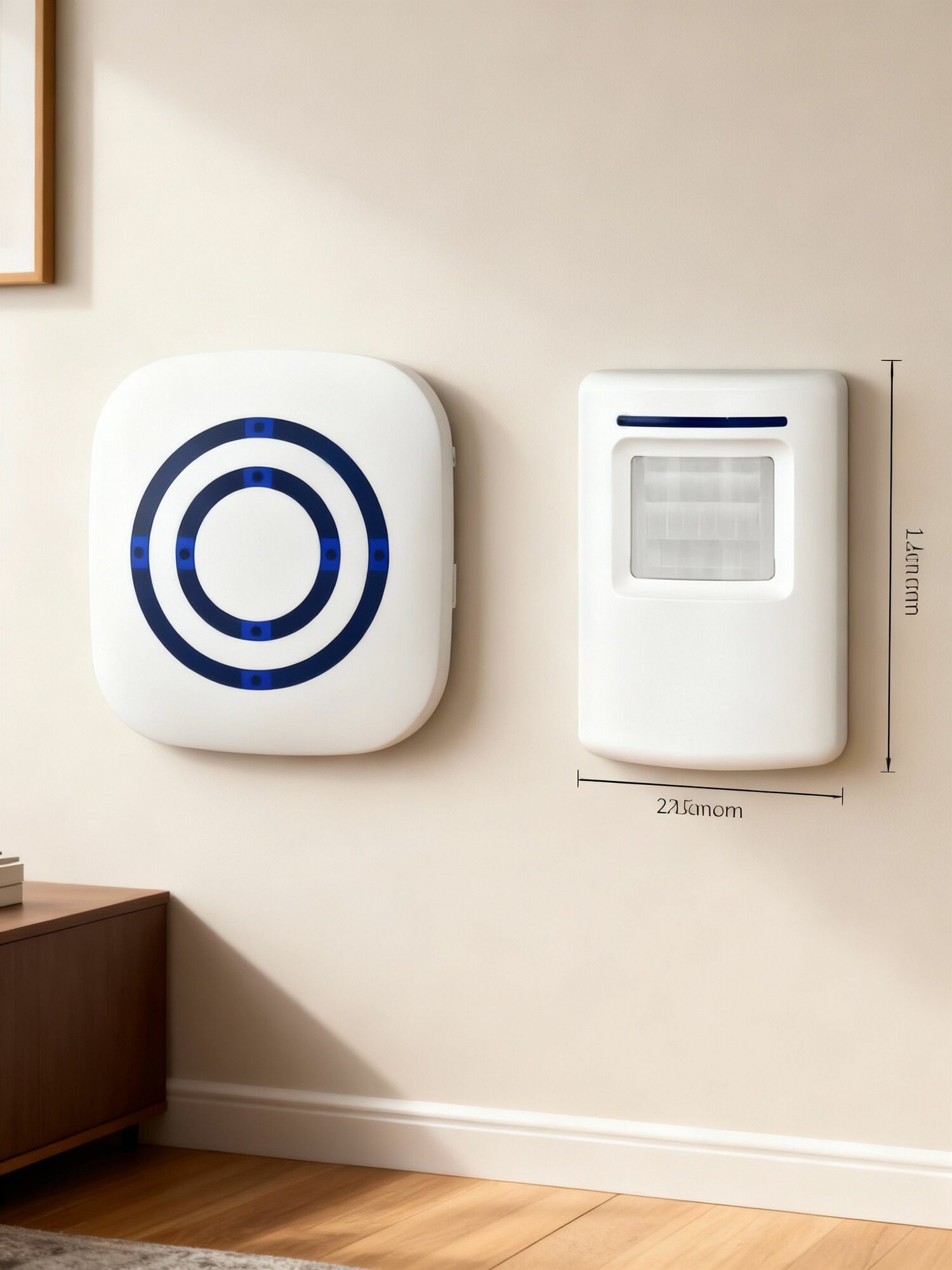 Домашняя охранная система с датчиками движения и сиреной для защиты квартиры и частного дома