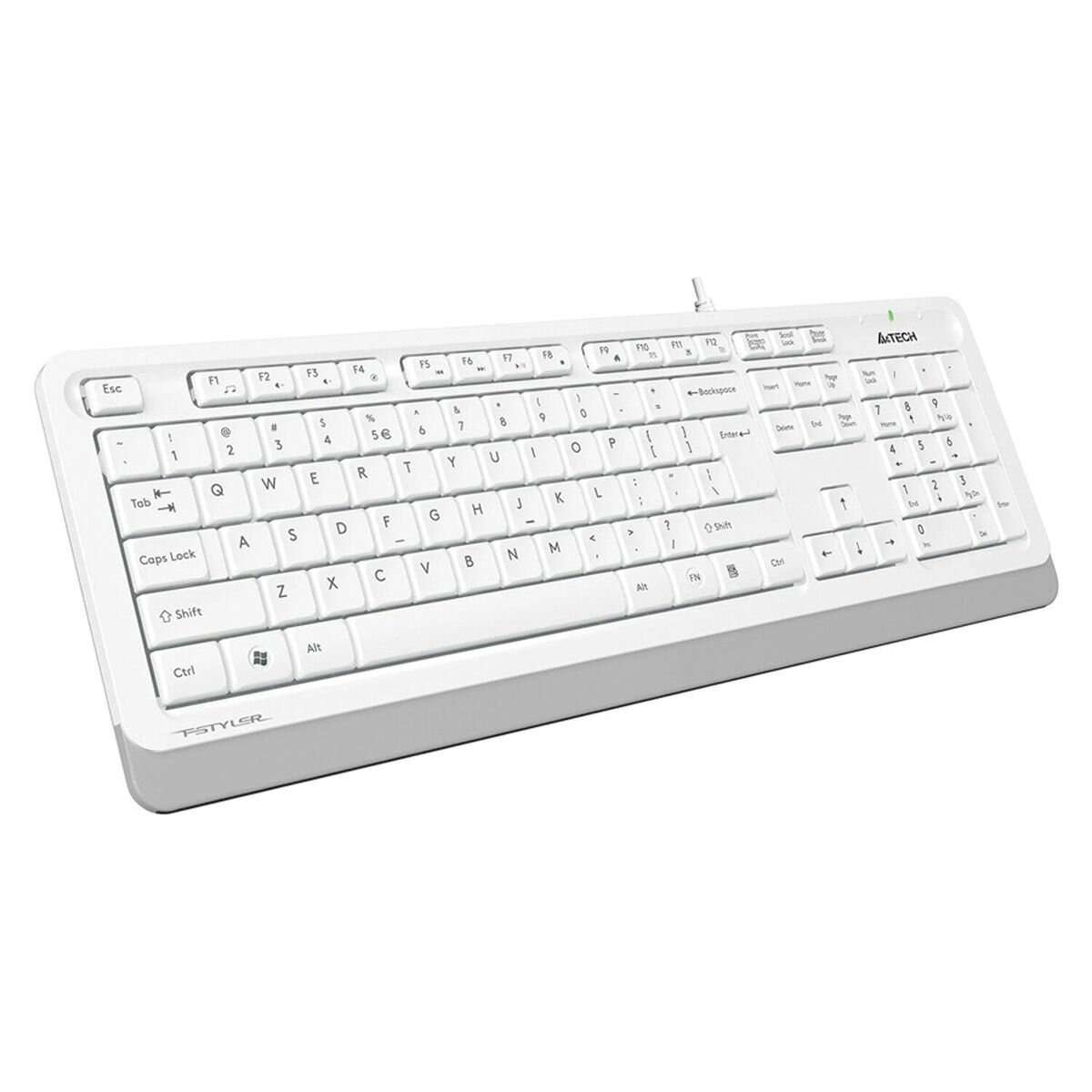 Набор клавиатура+мышь A4Tech Fstyler FG1010, USB, клавиатура 104 клавиши, белый (1147556)