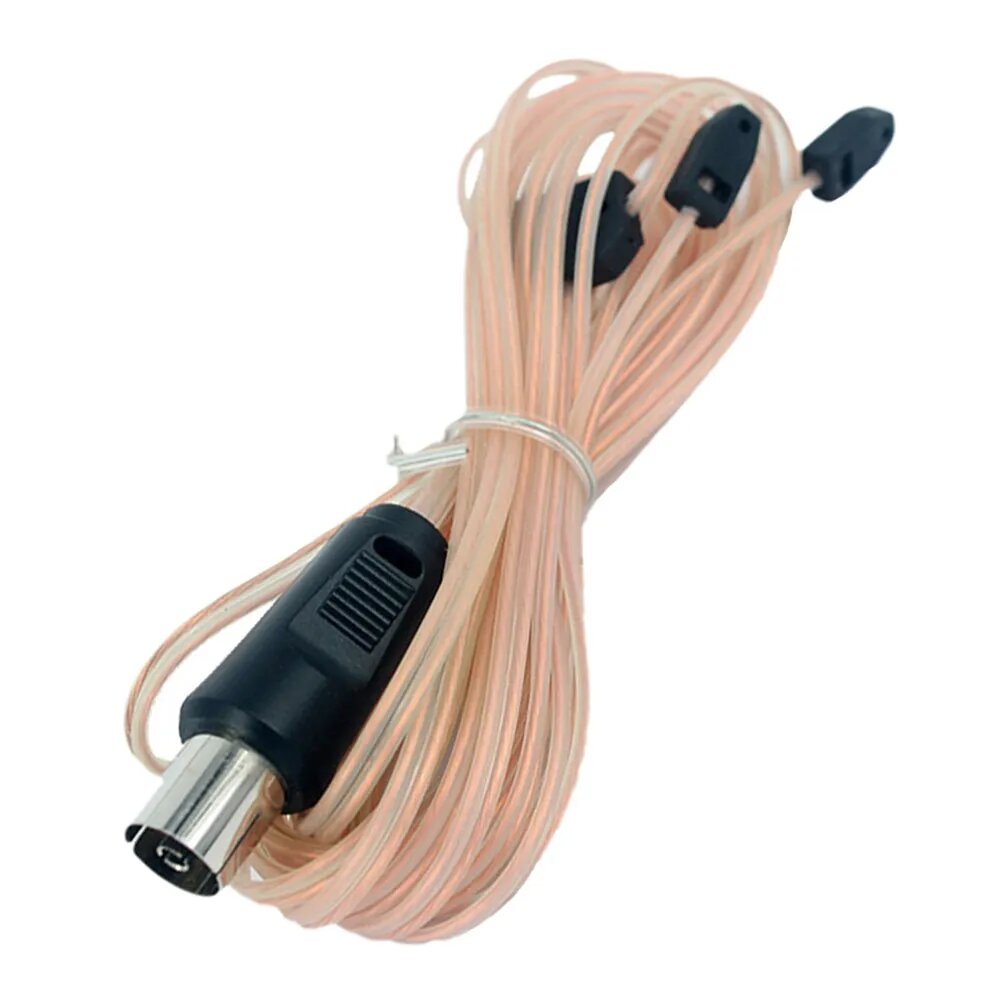 2-метровая FM-антенна для радиоприемников, коаксиальный кабель с прямым разъемом типа «мама», чистый медный сердечник, сильный сигнал, для внутреннего использования, стерео