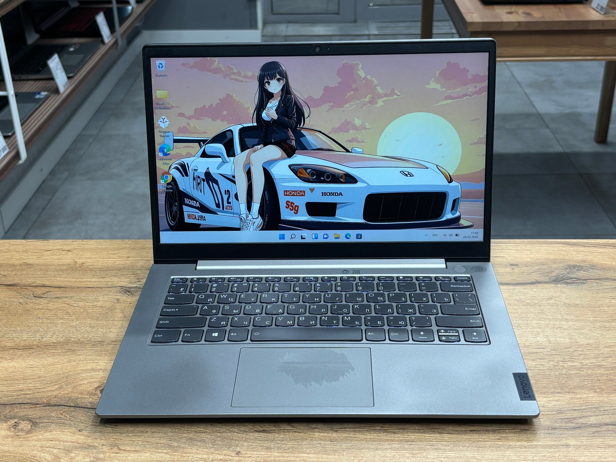 Ноутбук Lenovo ThinkBook/14" Full HD /AMD Ryzen 3 4300u/8gb DDR4/256GB SSD/Windows 10 Pro. Товар уцененный
