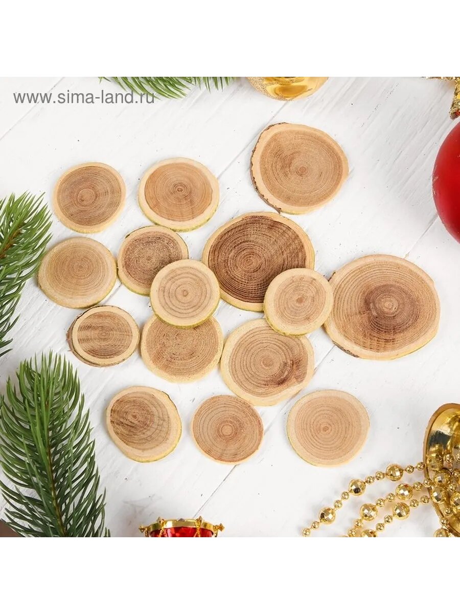 Деревянные спилы для творчества и декора
