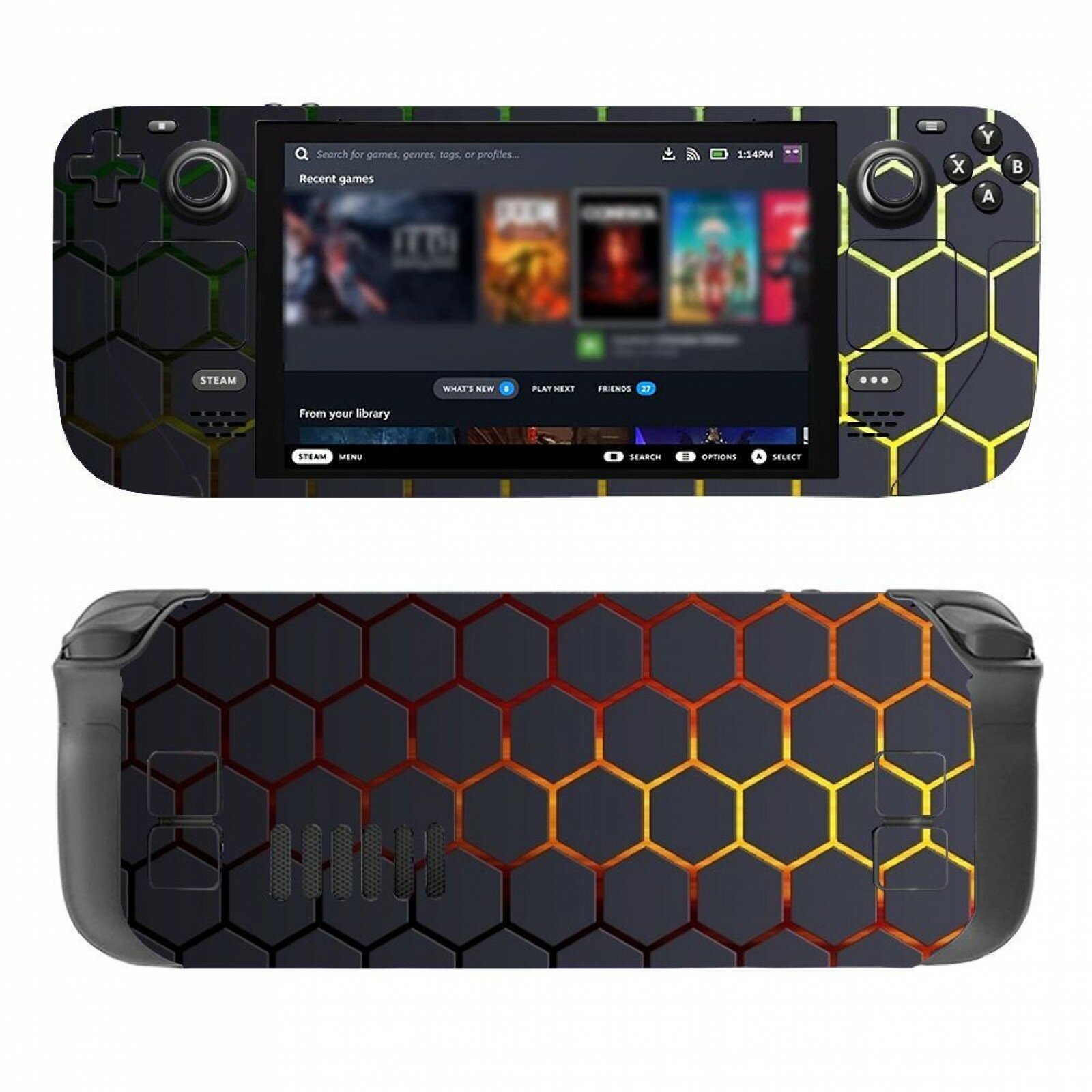Защитная пленка MyPads для Steam Deck с точной подгонкой и стойкостью к износу
