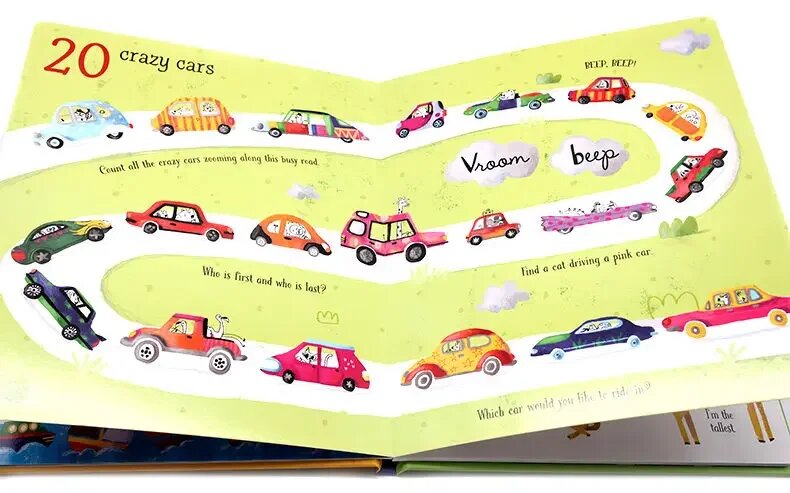 Книга Usborne "Счет до 100" для детей 2-5 лет — фото 1