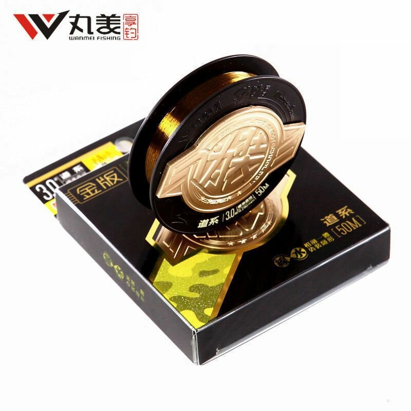 Рыболовная леска Marubi Gold Edition, камуфляжная, нейлоновая, основная леска, пятнистая леска, подлеска, невидимая леска для соревнований.