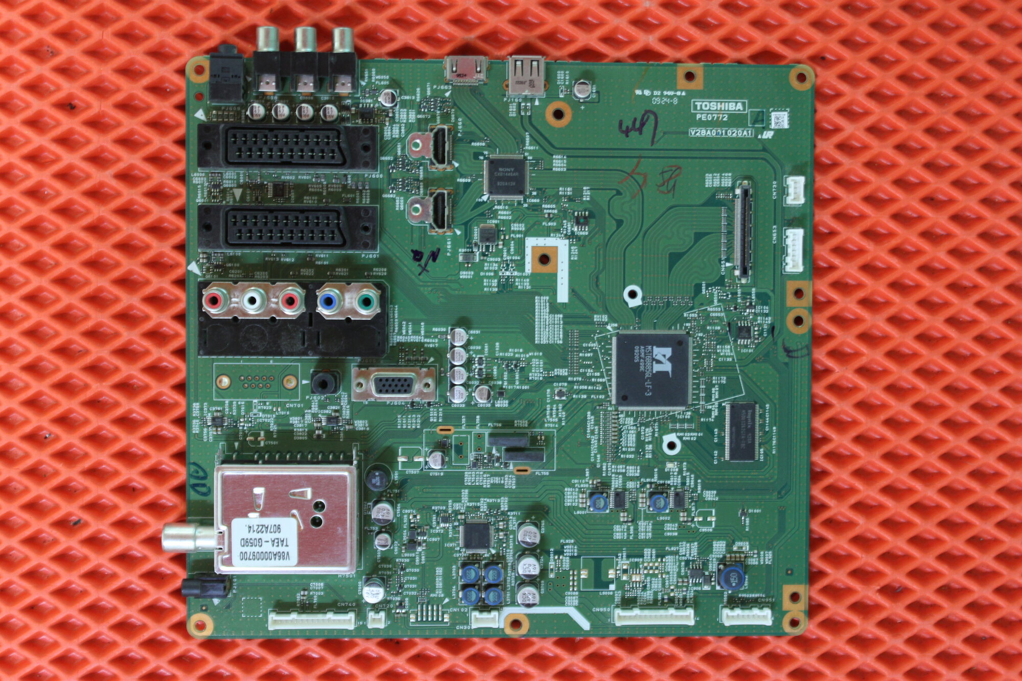 Основная плата (MAIN) V28A001020A1 для телевизора TOSHIBA 40LV655PR в надёжной упаковке