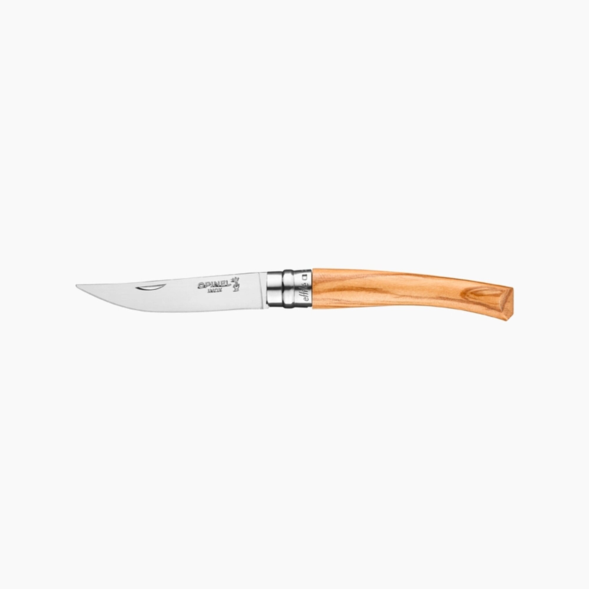 Нож филейный Opinel №8, нержавеющая сталь, рукоять оливковое дерево, 002563