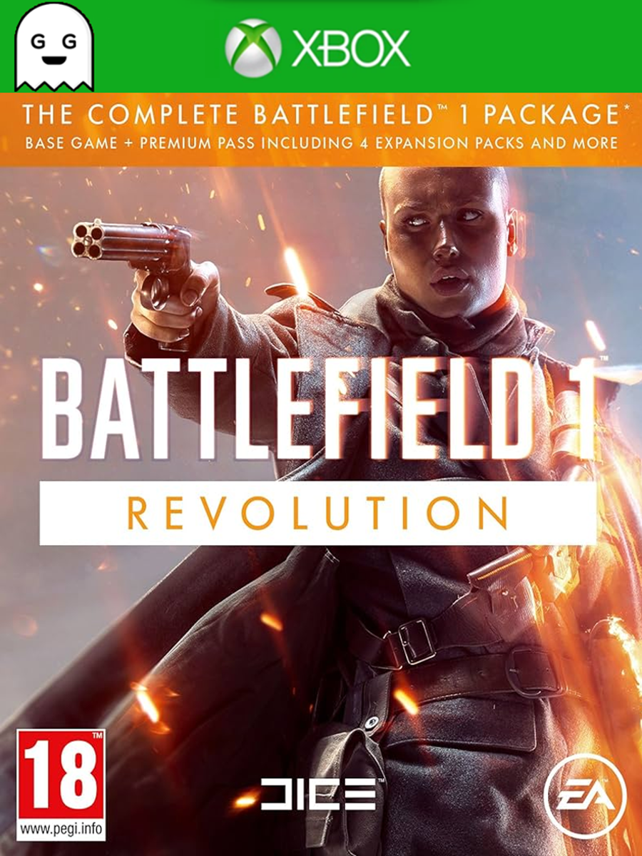 Игра Battlefield 1 Revolution, цифровой ключ для Xbox One/Series X|S, русская озвучка, Аргентина