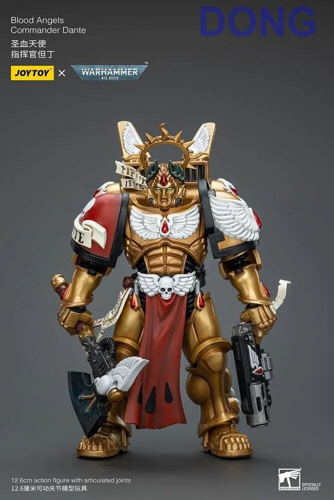 Подвижная фигурка Warhammer 30K 1/18 Action Figures Blood Angels Commander Dante