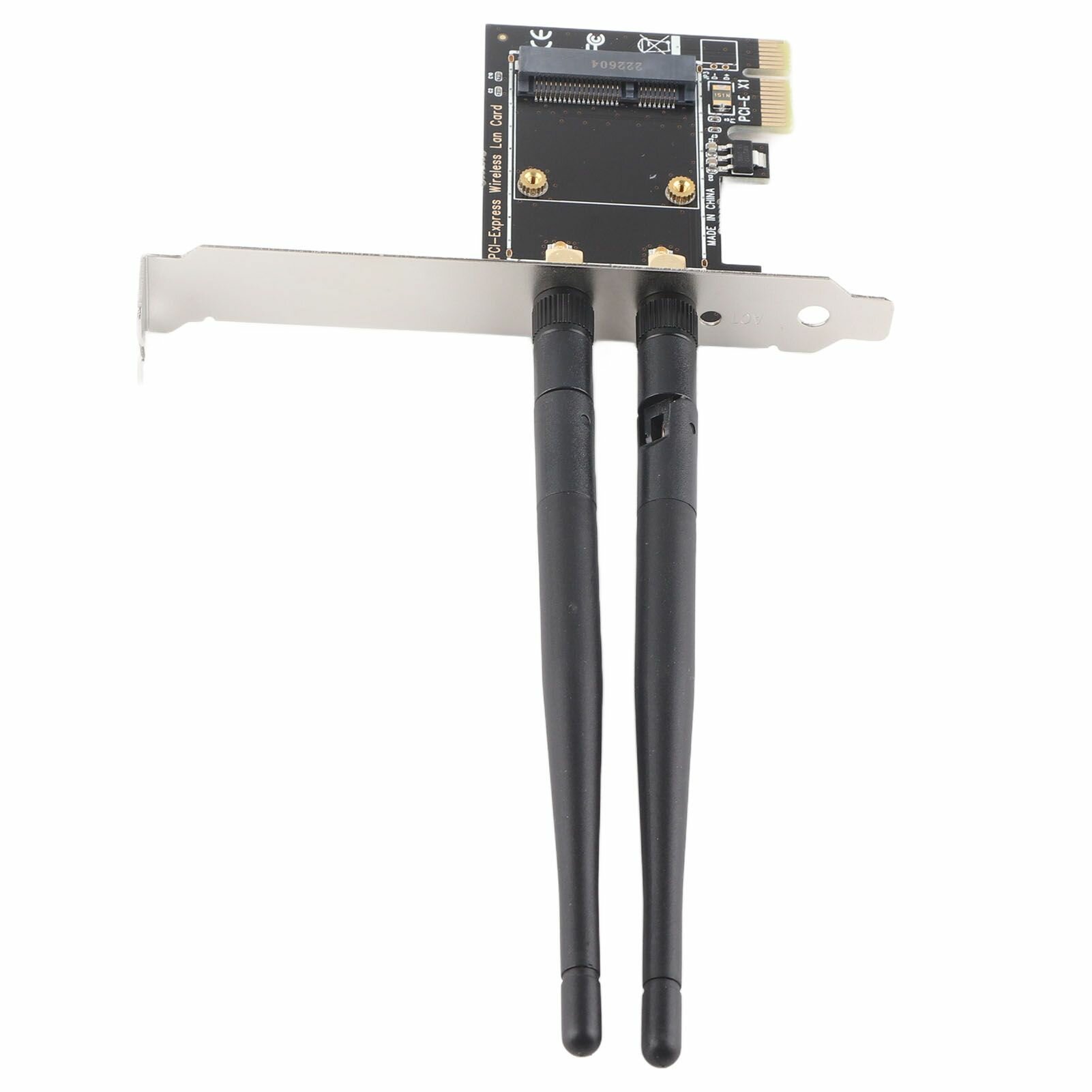 Адаптер Mini PCI-E to PCI-E с антеннами — фото 1
