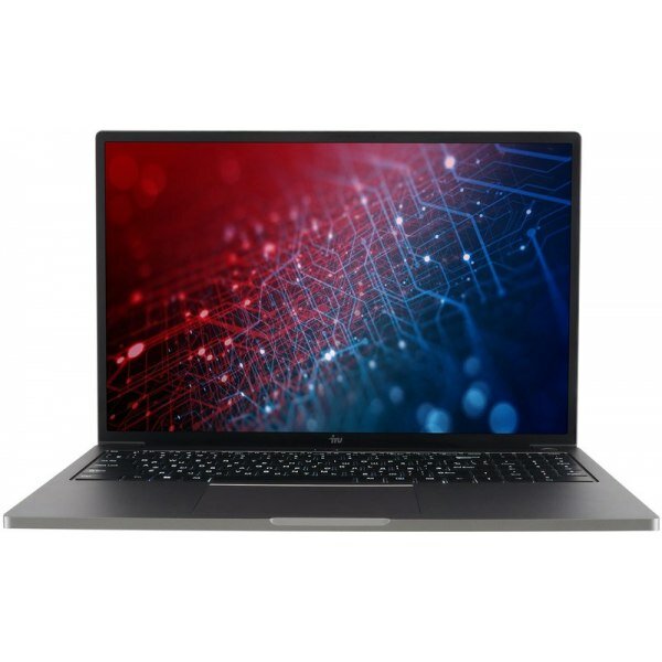 Ноутбук iRU Strato 16ALMR 16", IPS, Intel Core i5 12450H 2ГГц, 8-ядерный, 16ГБ DDR4, 512ГБ SSD, Intel UHD Graphics, Windows 11 Pro, серебристый (2159330)