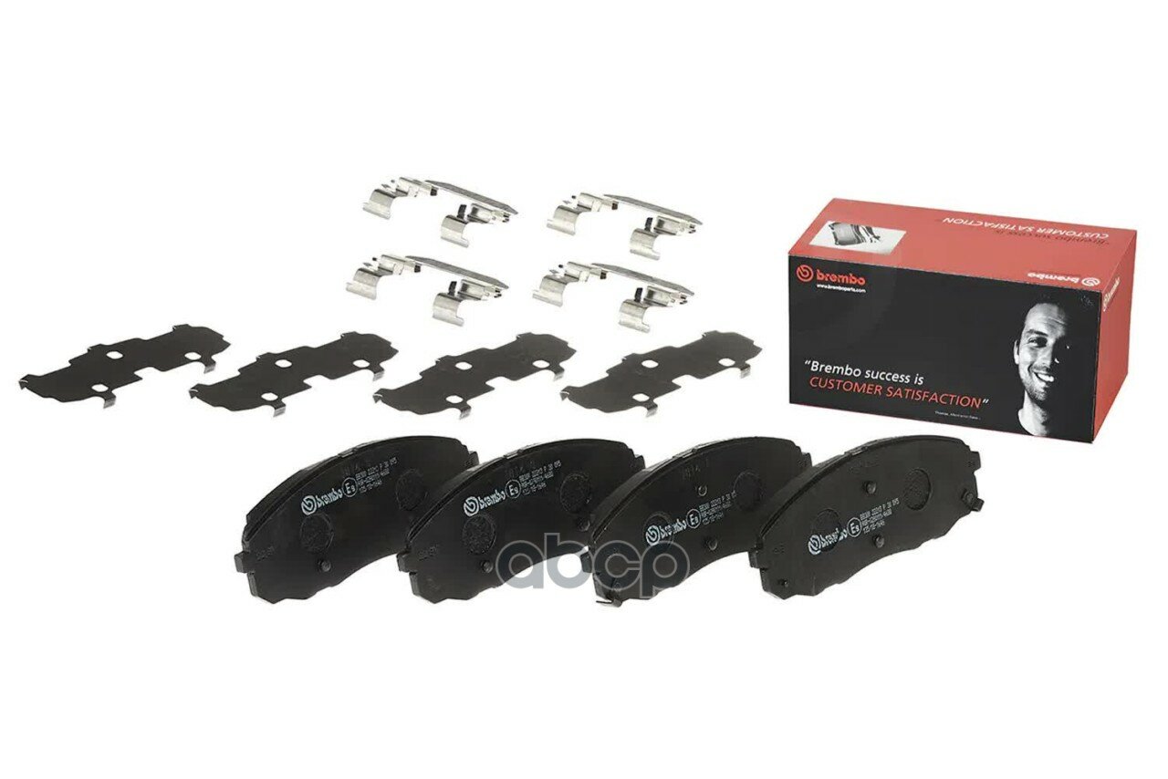 Колодки торм. пер. Brembo арт. P30095