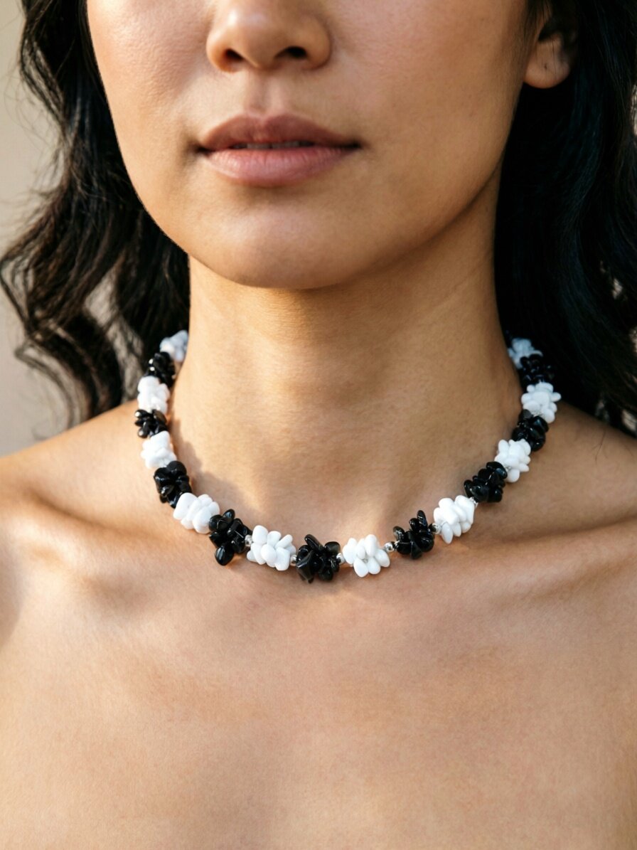 Чокер, агат