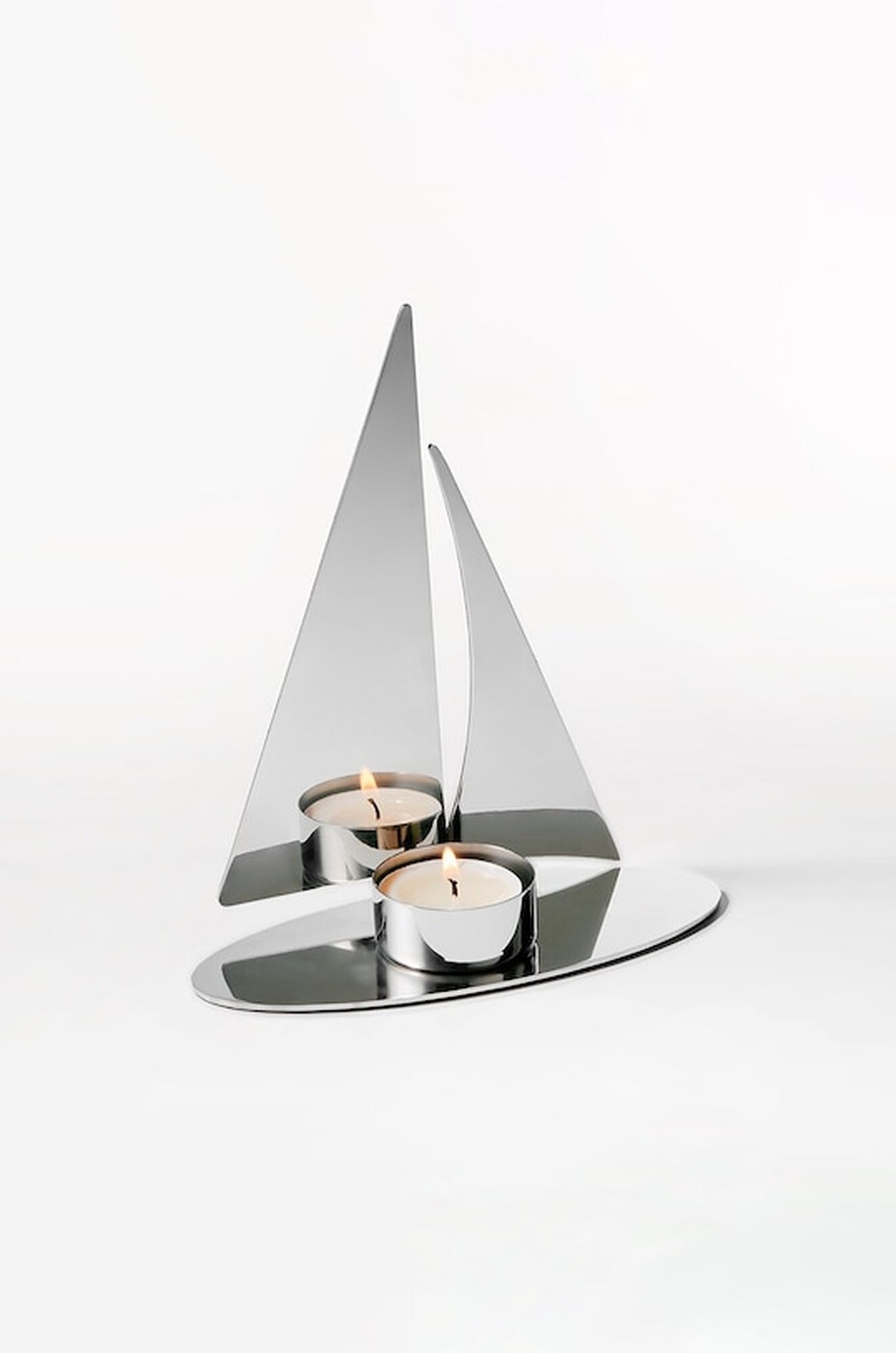 Декоративный подсвечник Philippi P235004 Regatta S из нержавеющей стали