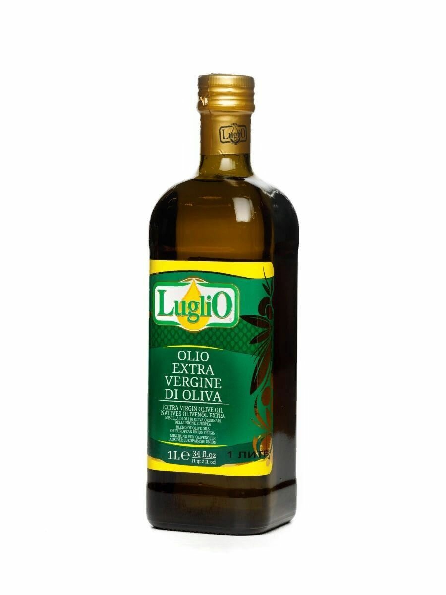 Масло LugliO оливковое Extra Vergine (A105) /стекло/ 1л