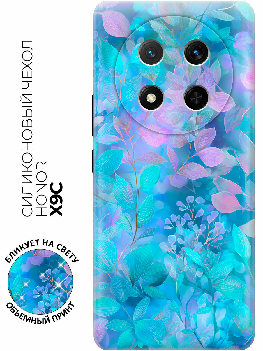 Силиконовый чехол на Honor X9C / X60 Pro с принтом "Дыхание весны"