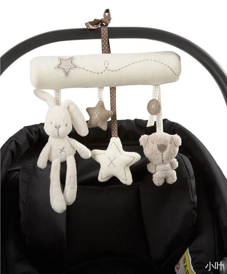 Развивающая дуга с игрушками для коляски