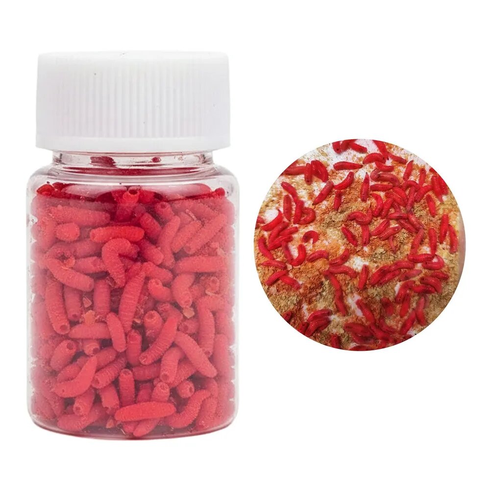 Живые мотыли для рыбалки, натуральная наживка большого размера, идеальная для ловли сига, пресноводной рыбы