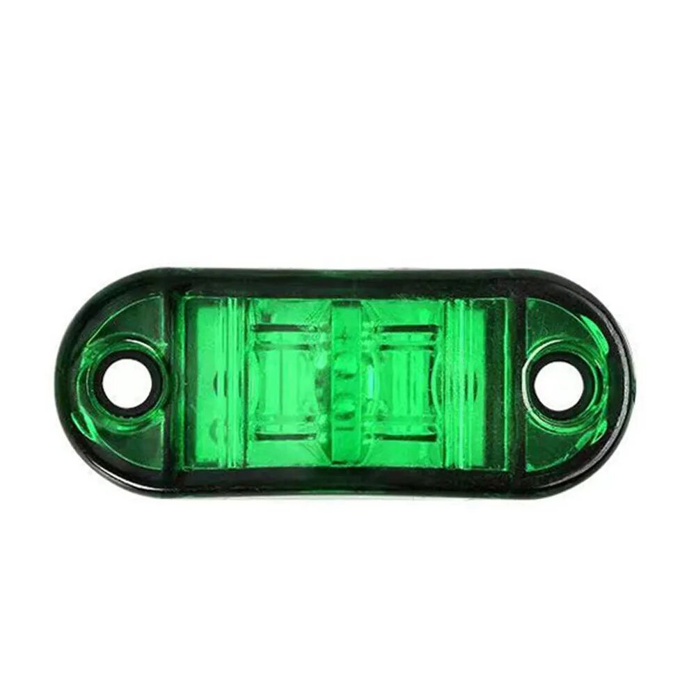 Боковой габаритный фонарь для прицепа, 12 В - 24 В, предупреждающие огни, 2 светодиодных боковых габаритных фонаря для каравана